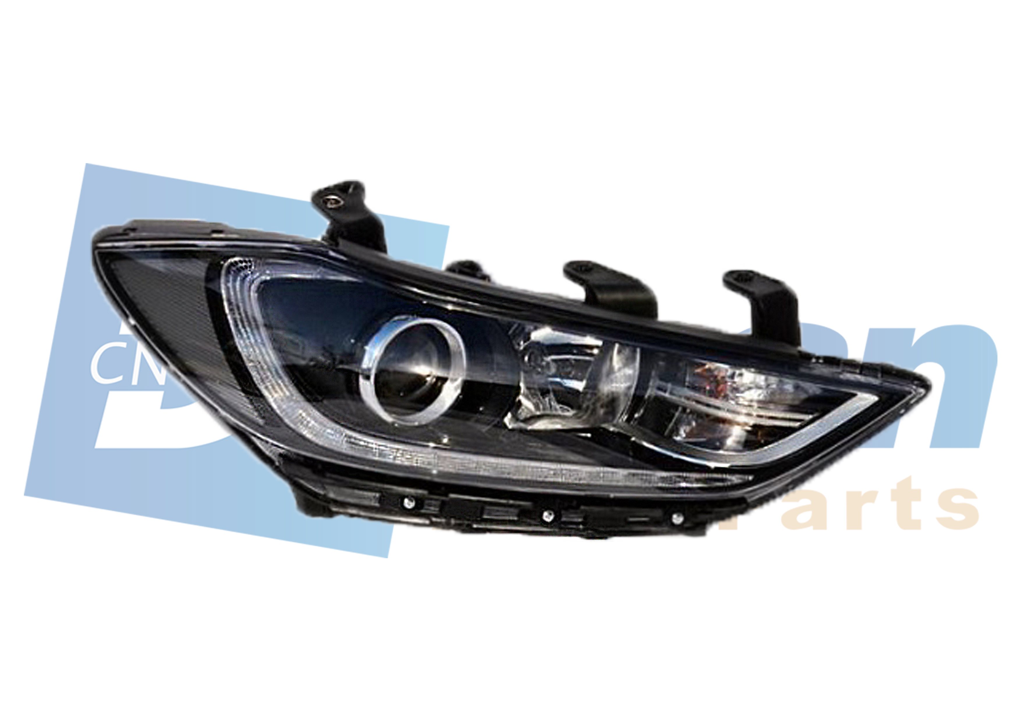 HEAD LAMP (WITH MOTOR) LED RH