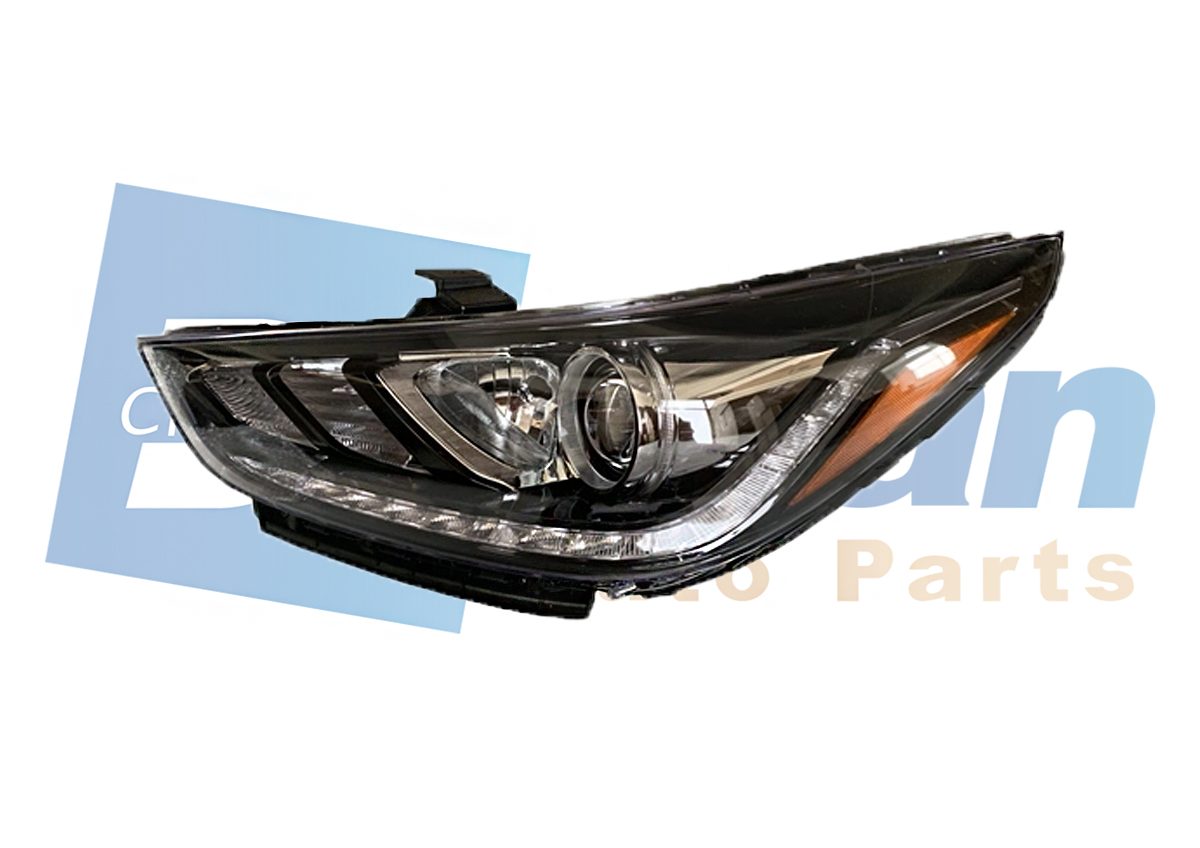 HEAD LAMP (MANUAL) YELLOW LED LH