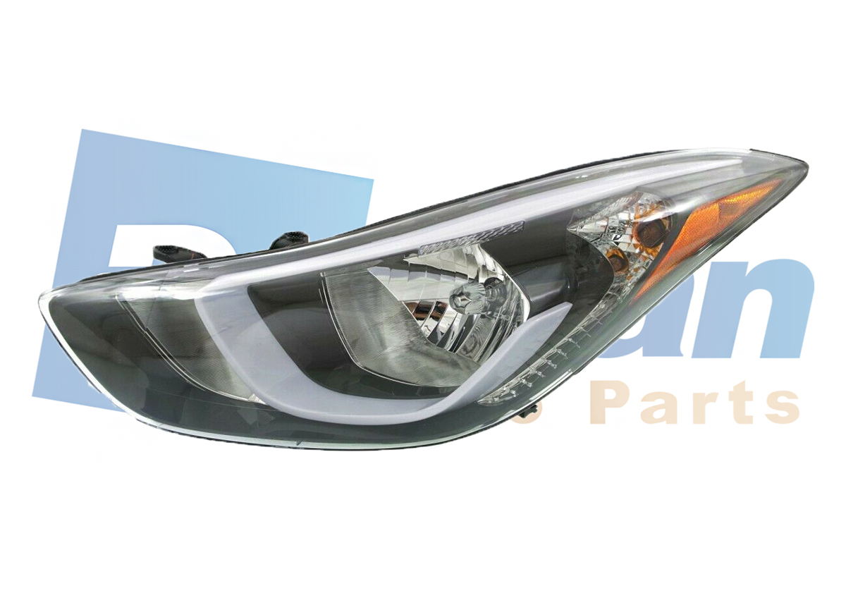 HEAD LAMP YELLOW (USA TYPE) LH